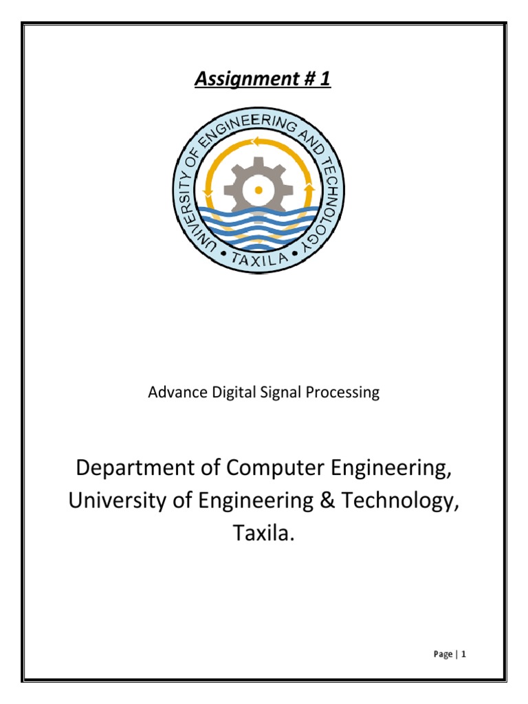 Department of Computer Engineering, University of Engineering ...