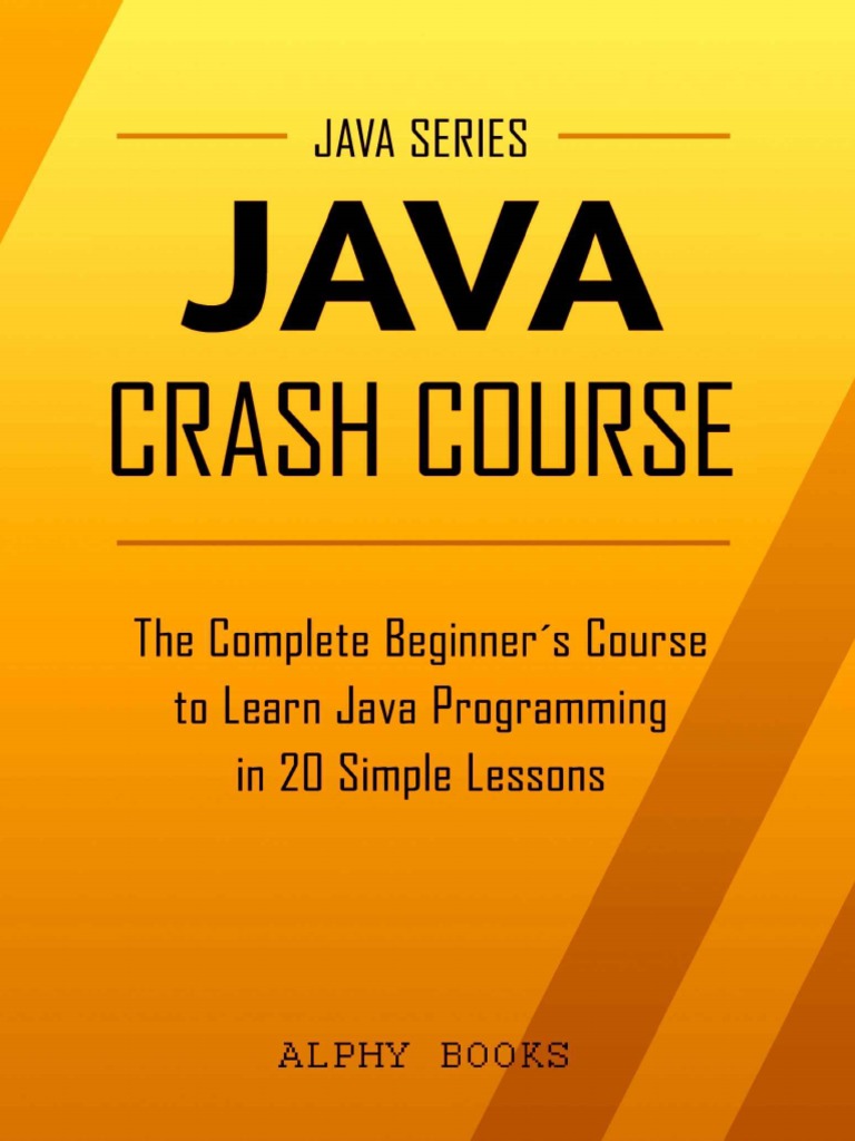 Java Crash C | PDF | Java (Programming Language) | Method (Computer Programming)