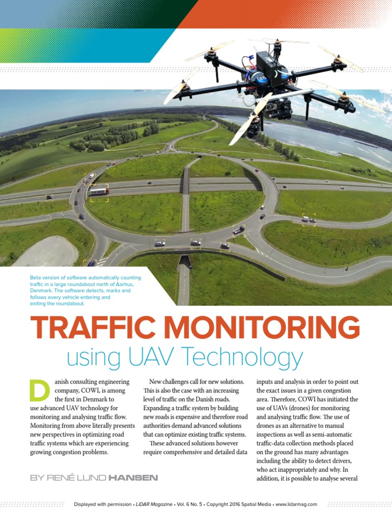 Using UAV Technology: Traffic Monitoring | PDF | Traffic | Unmanned ...
