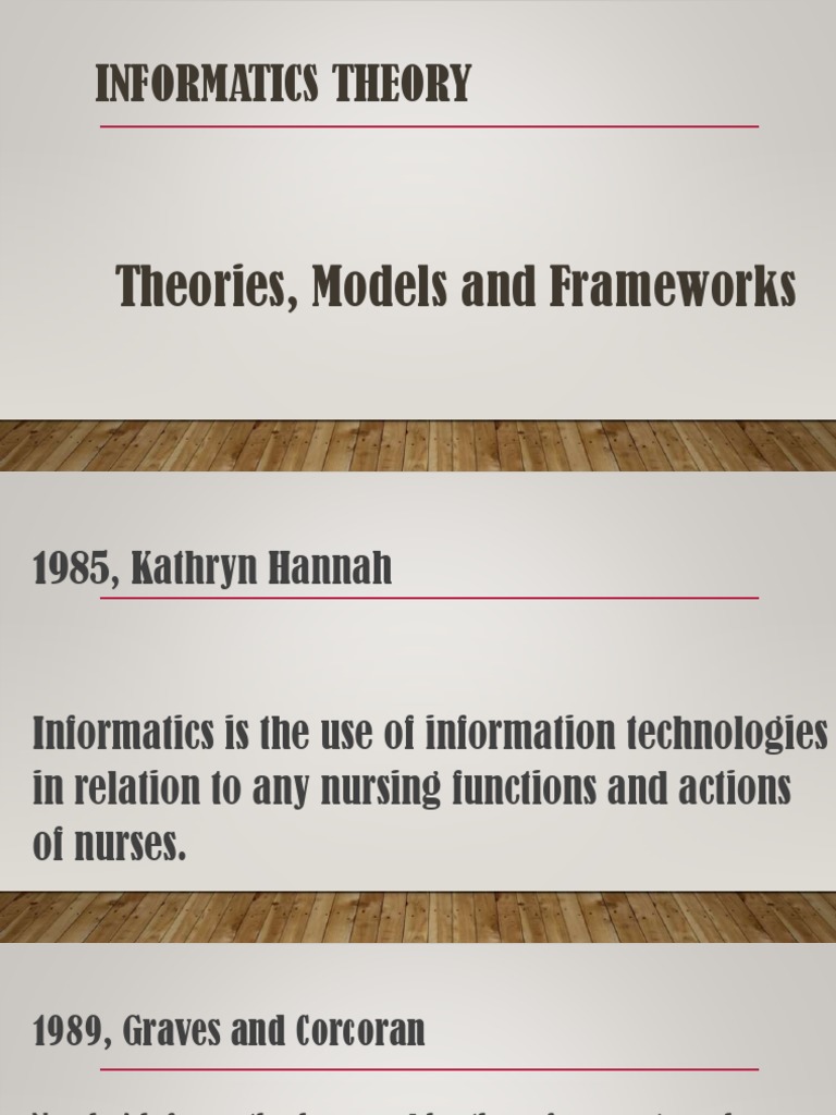 D Informatics Theory 1 2 PDF | PDF | Health Informatics | Computer Science