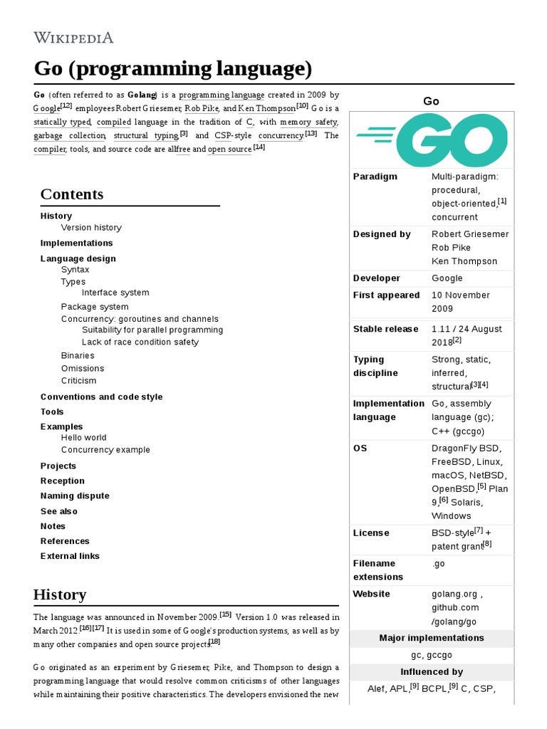 Go (Programming Language) | PDF | Data Type | Software Development