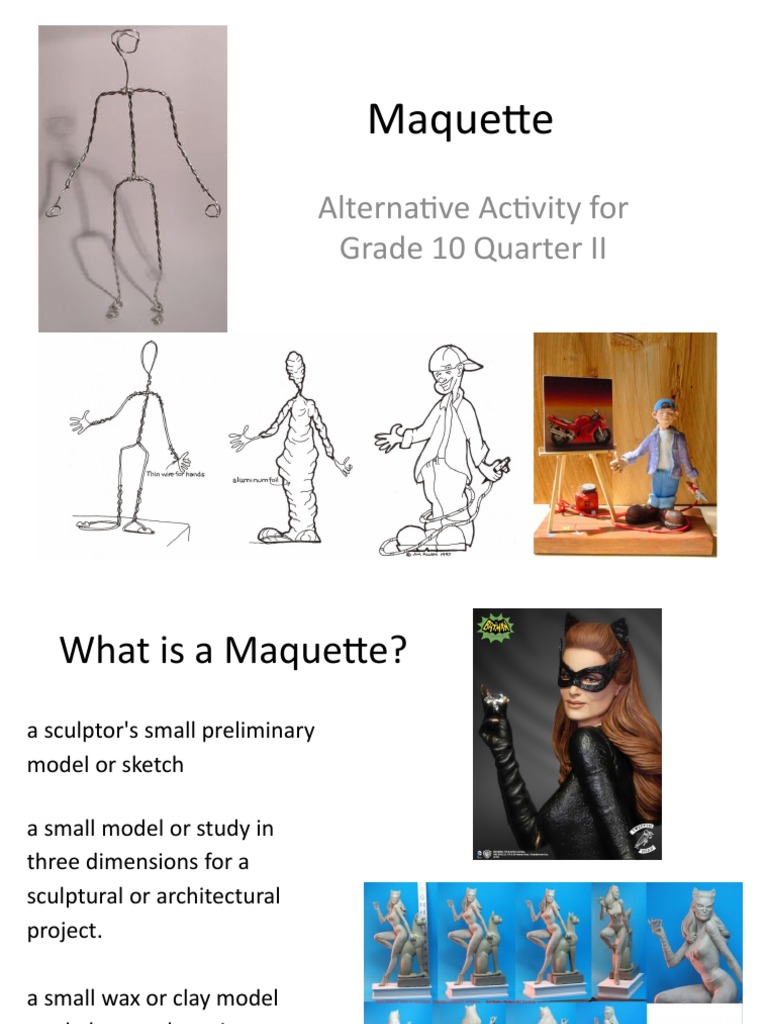 Maquette: Alternative Activity For Grade 10 Quarter II | PDF