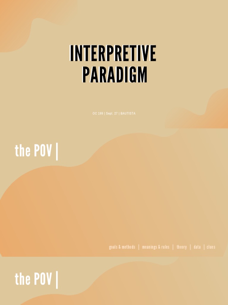 Interpretive Theory | PDF | Qualitative Research | Theory