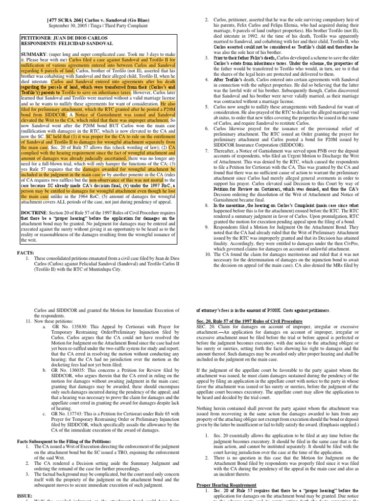 25 Carlos V Sandoval | PDF | Judgment (Law) | Certiorari