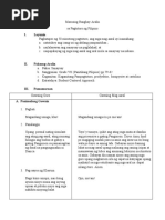 Sanaysay Lesson Plan | PDF