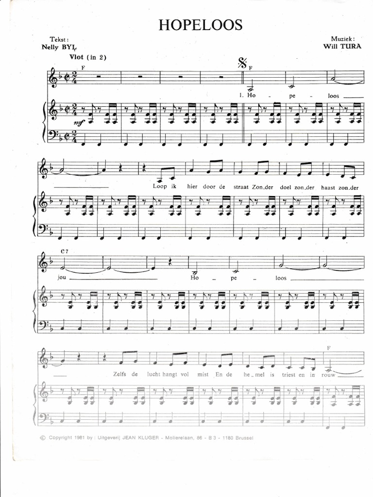 Hopeloos (Will Tura) PDF | PDF
