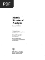 Matrix Structural Analysis Complete) | PDF