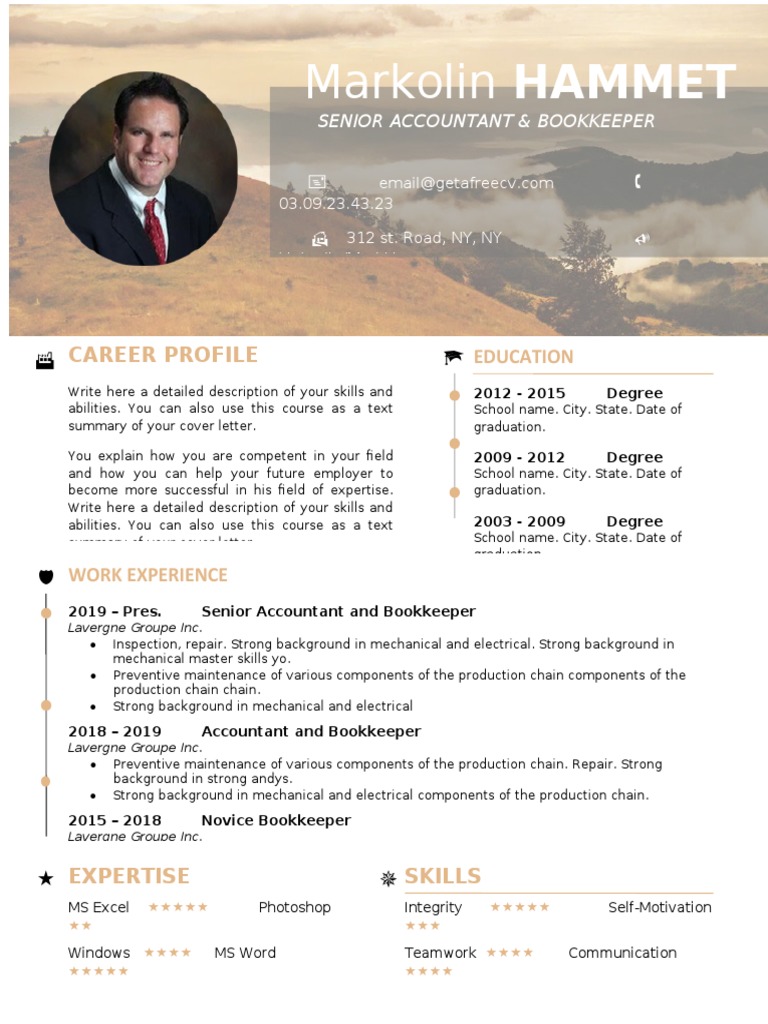 Pretty CV Template | PDF | Cognition | Business