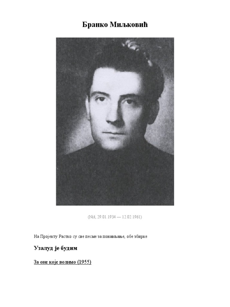 Branko Miljkovic | PDF