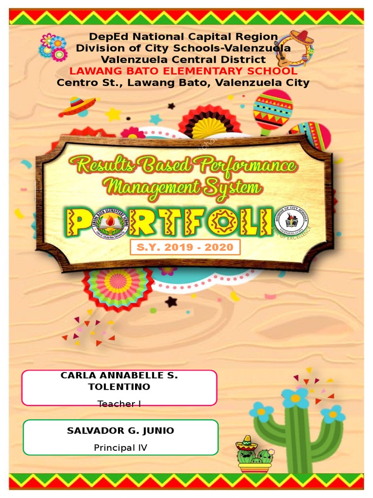 RPMS 2019 2020 Cover Pages | PDF