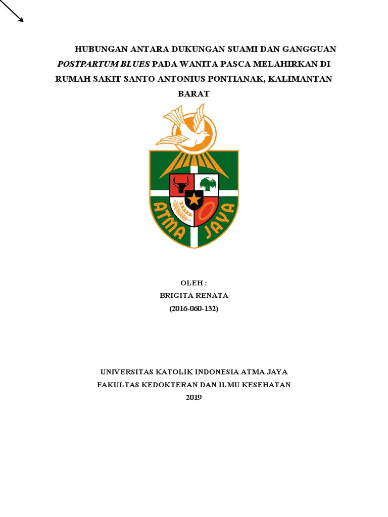Hubungan Antara Dukungan Suami Dan Gangguan Postpartum Blues | PDF Hubungan Antara Dukungan Suami Dan Gangguan Postpartum Blues | PDF
