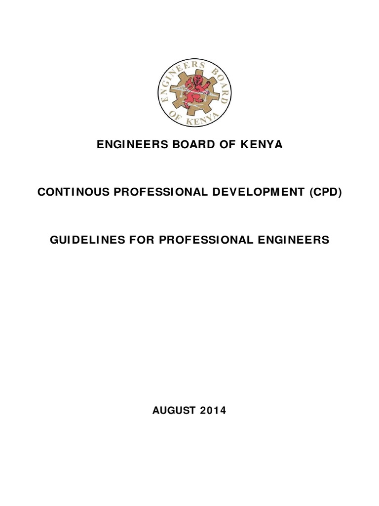 Draft CPD Policy Document Final | PDF | Professional Development | Engineer