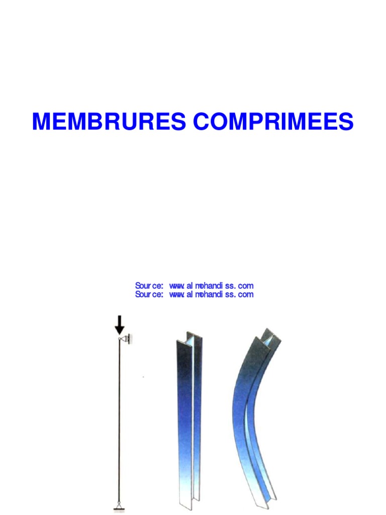 Flambement des Membrures Comprimées | PDF | Flambage | Résistance des ...