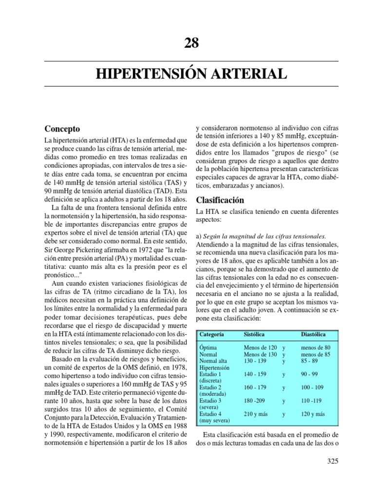Temas de Medicina Interna Tomo I Hipertension Arterial Por Roca ...