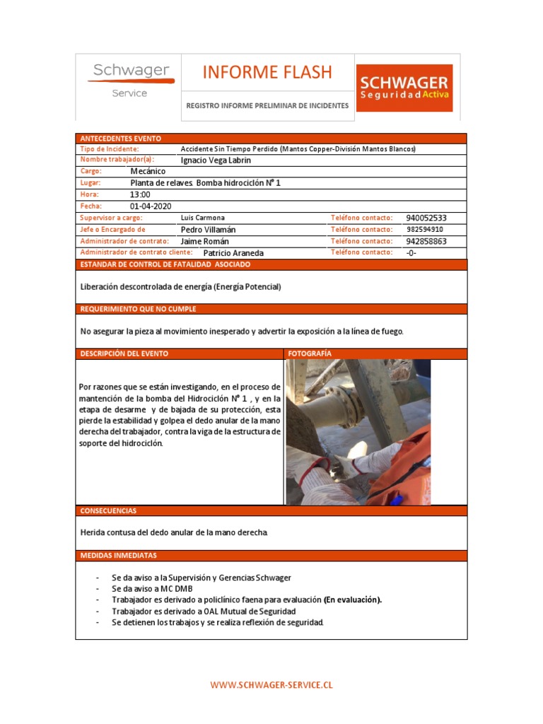 Informe Flash Schwager DMB 01 04 2020 PDF | PDF | Naturaleza | Business