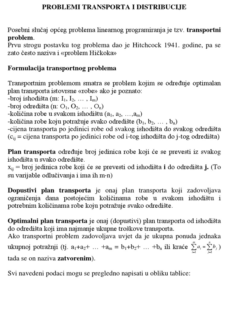 Operacijska Istrazivanja 2. Dio 0 | PDF