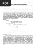 Linear Programming Past Exam Questions | PDF