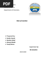 Chemical Kinetics Project of Class 12th | PDF | Reaction Rate ...