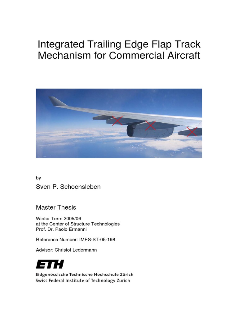Integrated Trailing Edge Flap Track PDF | PDF | Flap (Aeronautics ...