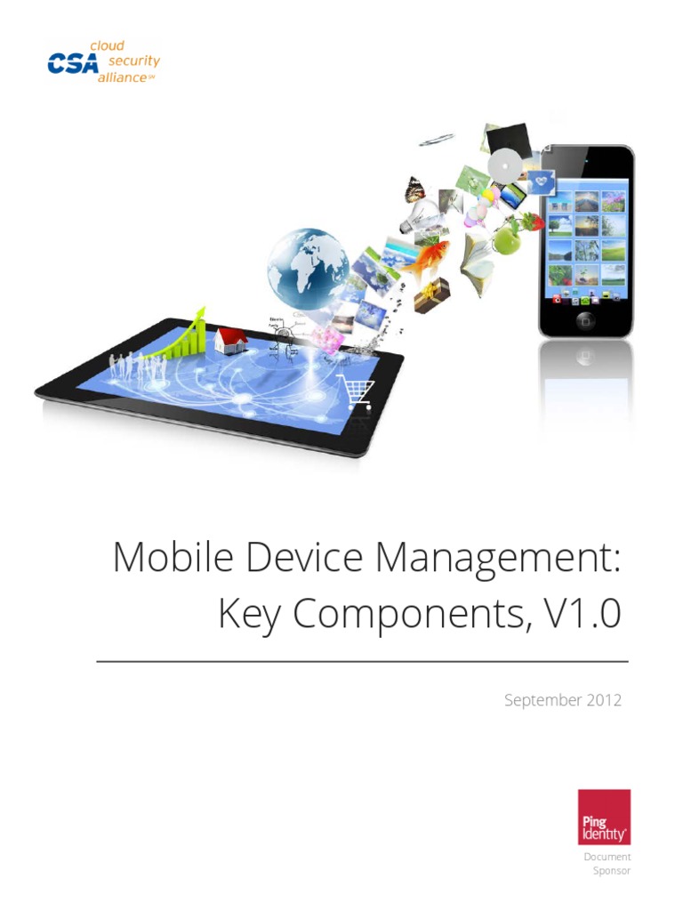 Mobile Device Management: Key Components, V1.0: September 2012 | PDF ...