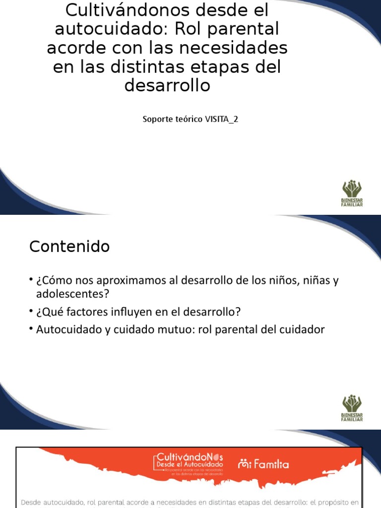 Autocuidado y Cuidado Mutuo | Descargar gratis PDF | Familia | Adolescencia