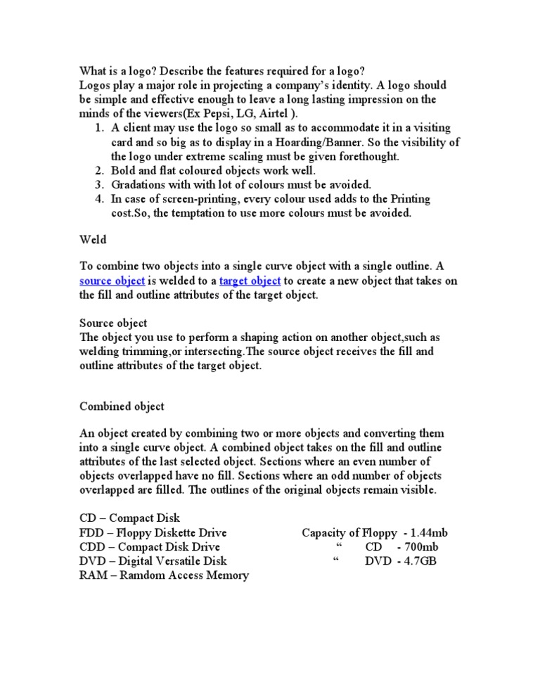 Essential Features of Effective Logos | PDF