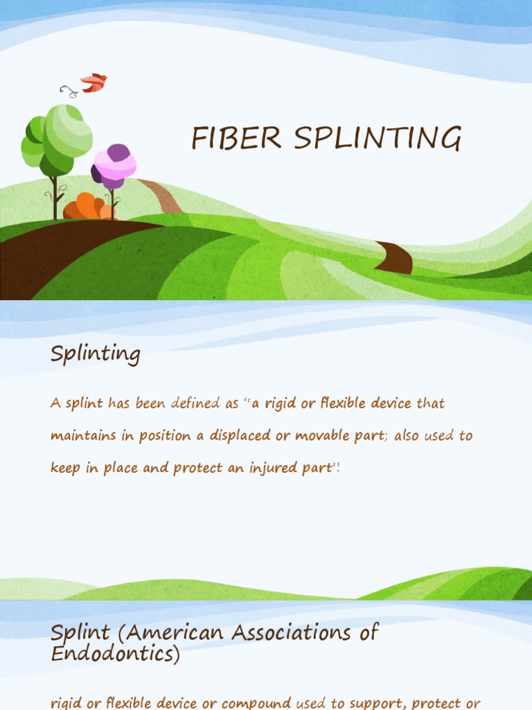 Fiber Splinting | PDF