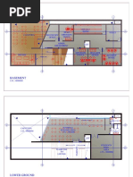 Single Line Plan of A Residential Building PDF | PDF