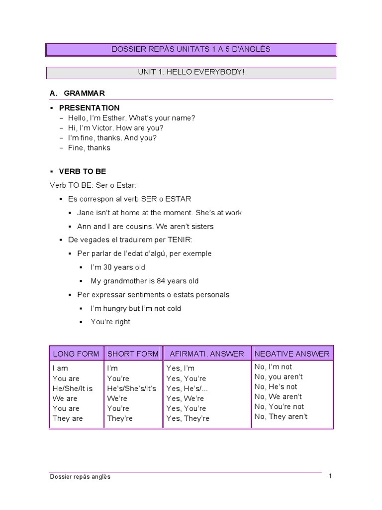 Unit 1 To 5 English PDF | PDF
