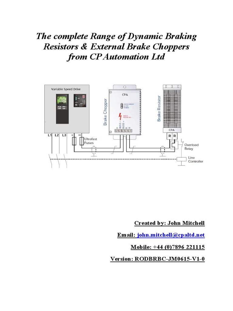 Guide To CPA Brake Resistors and Brake Choppers | PDF | Resistor ...