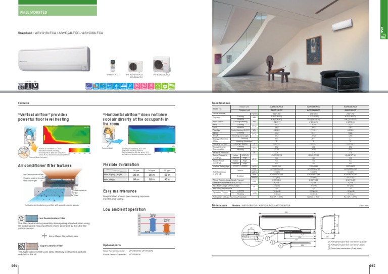 Fujitsu-General Asyg18-30 LFC 2015 1 | PDF | Air Conditioning ...