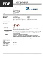 Safety Data Sheet: Liquid Fire Starting Fluid | PDF | Firefighting | Fires
