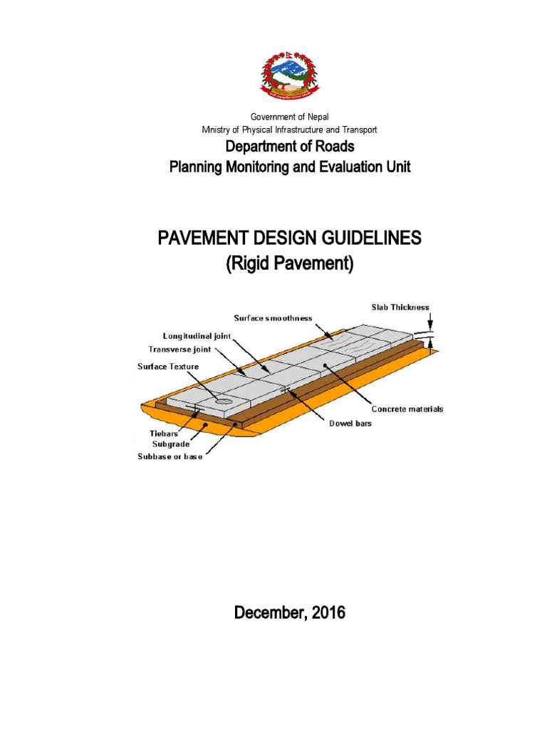 Submitted Rigid Pavement Design Guidelines - September - 2018 ...