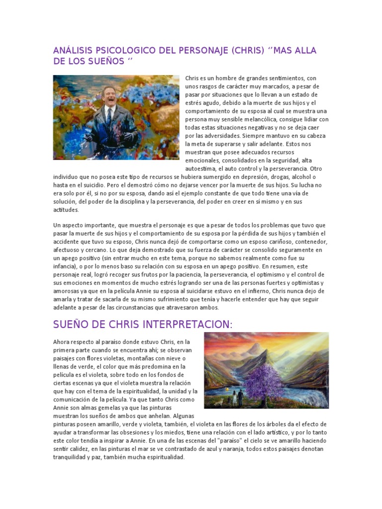 ANÁLISIS PSICOLOGICO DEL PERSONAJE - Sharon - Macedo | PDF | Teoría de ...