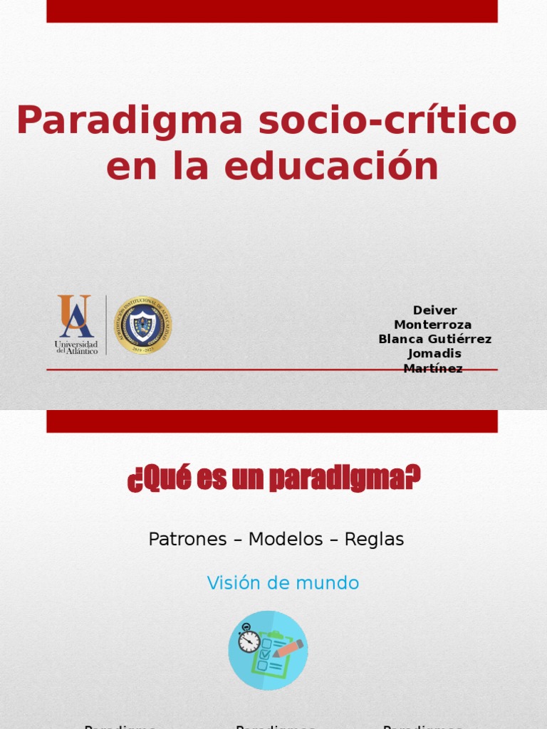 Exposición, Paradigma Sociocrítico | PDF