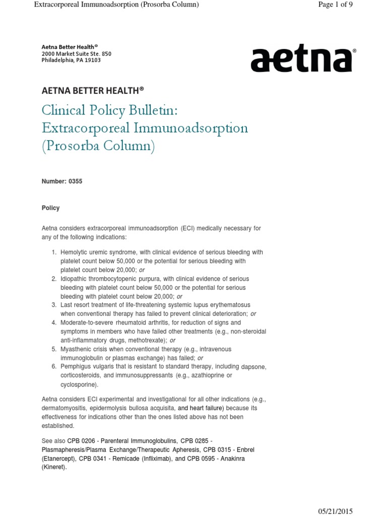 Extracorporeal Immunoadsorption | PDF | Systemic Lupus Erythematosus ...