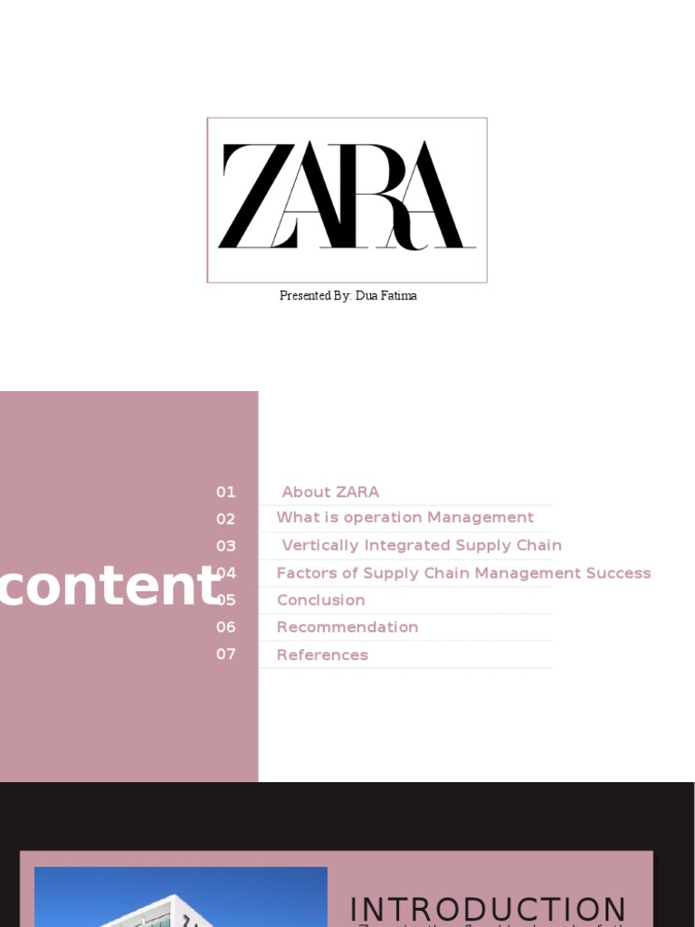 Zara Operation Management | PDF | Retail | Supply Chain