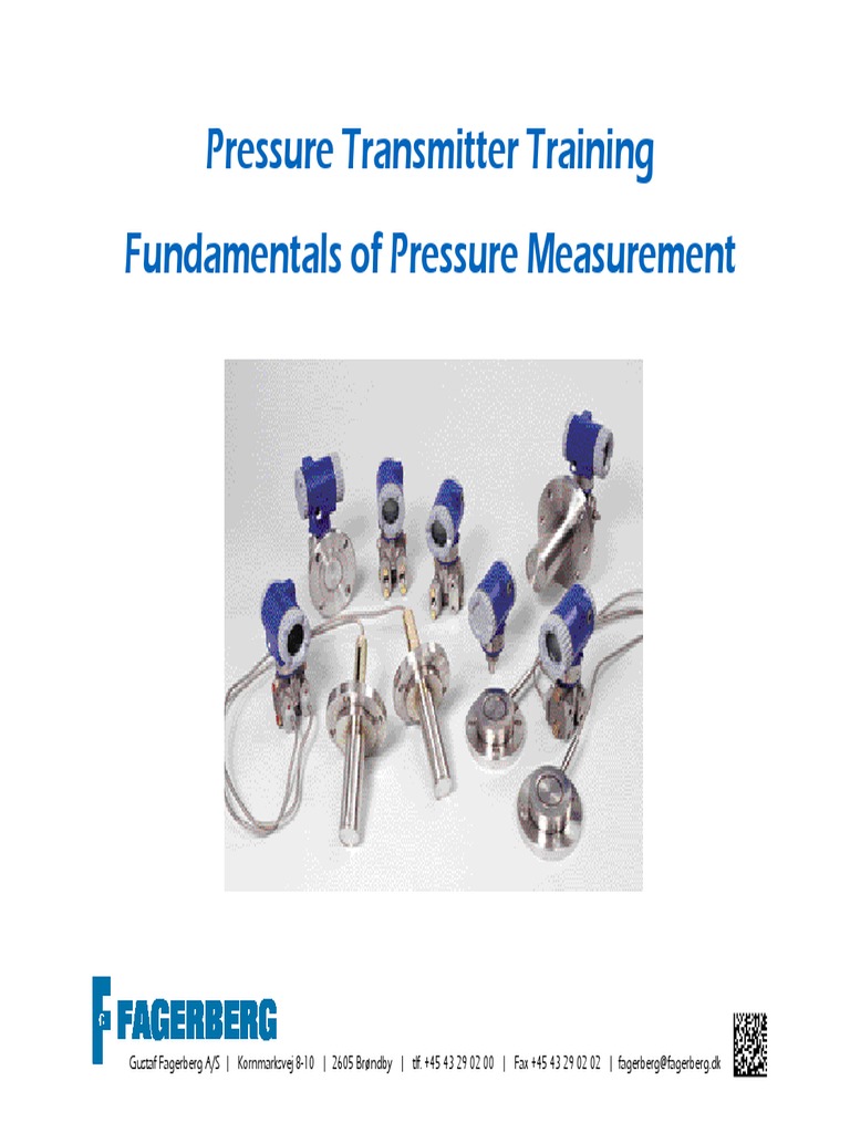 Tryk Basis | PDF | Pressure Measurement | Flow Measurement