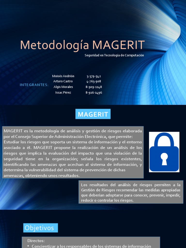 Metodología MAGERIT | PDF | Riesgo | Sistema de informacion