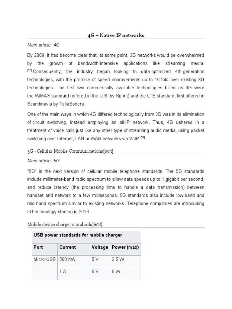 4G - Native IP Networks | PDF | 4 G | Computer Mediated Communication