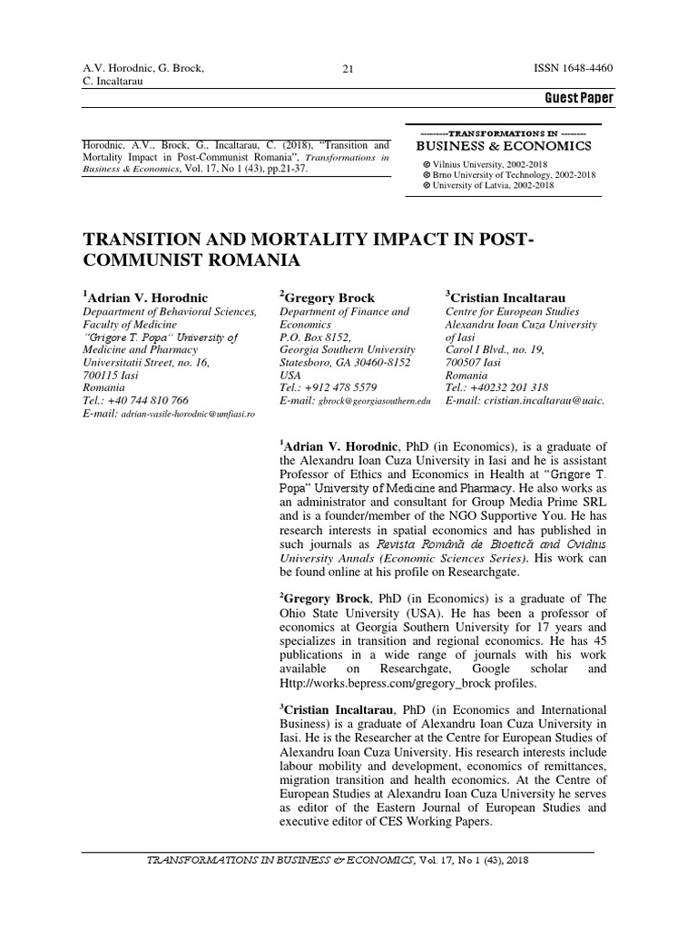 Integrare Economica Regionala in Romania | PDF | Economic Growth ...