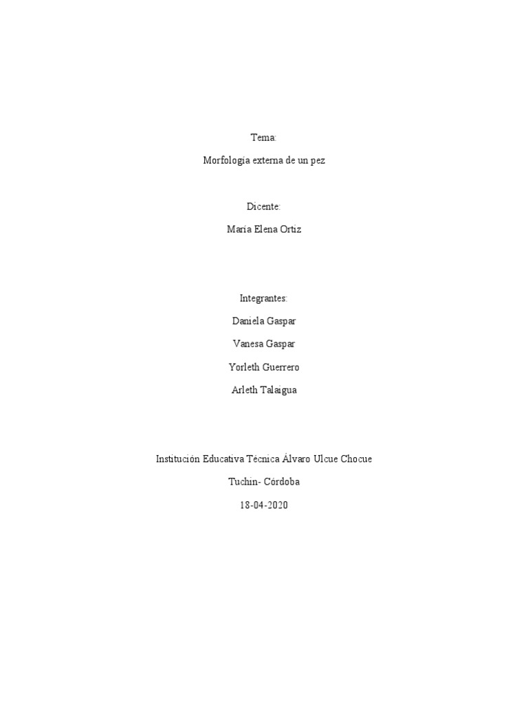 Arleth | PDF | Pescado | Animales acuáticos