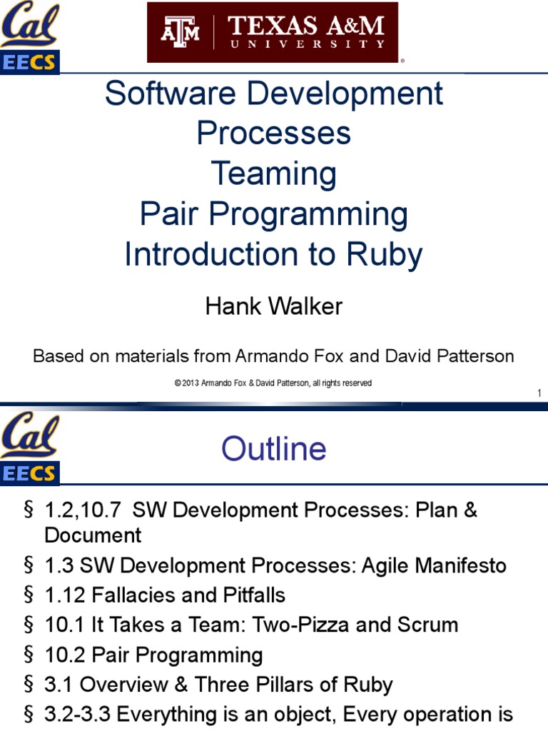 Software Development Processes Teaming Pair Programming Introduction To ...