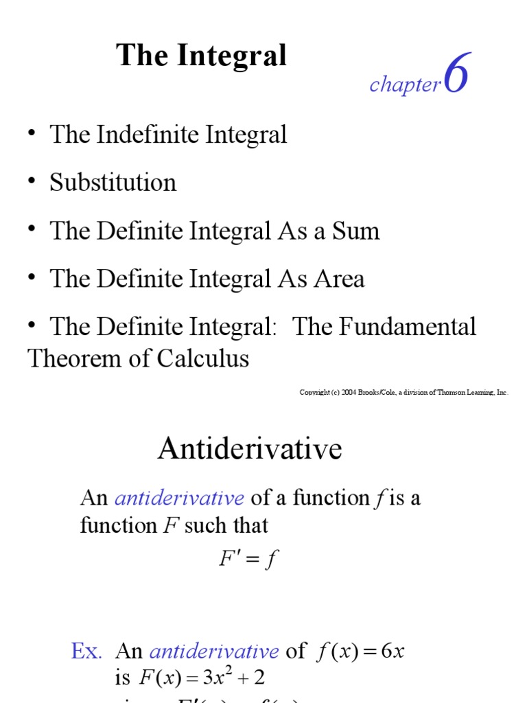 The Integral | PDF | Integral | Algebra