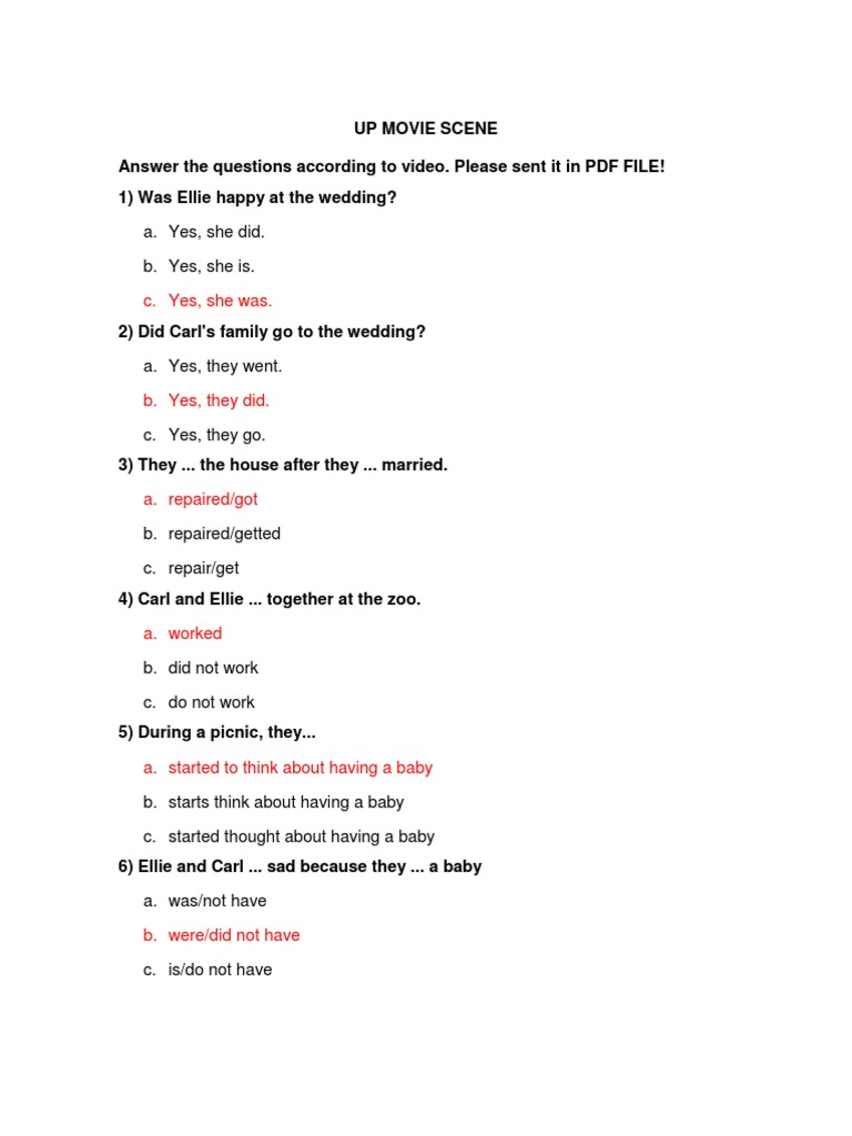 Up Movie Scene | PDF