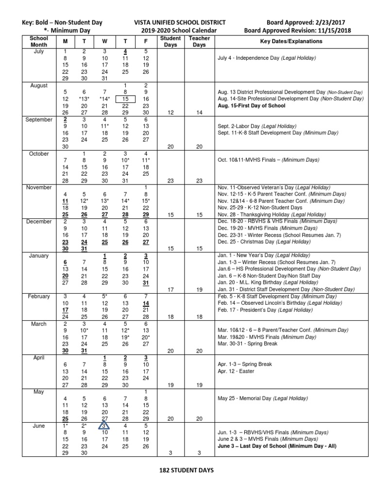 Calendar 2019-2020 | PDF | Secular Holidays | Seasons