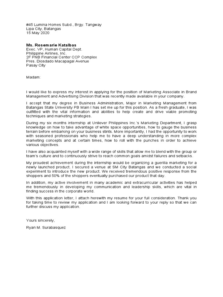 Business Letters | PDF | Unilever | Marketing