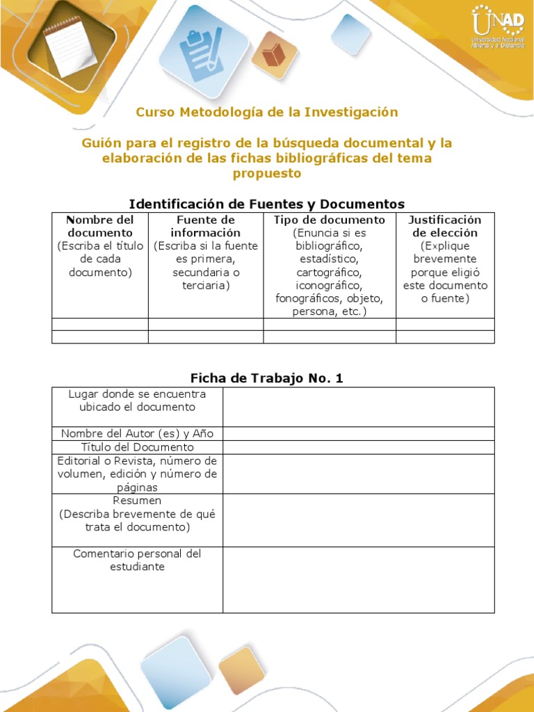 Guion para La Revision Documental y Fichas Bibliograficas | PDF