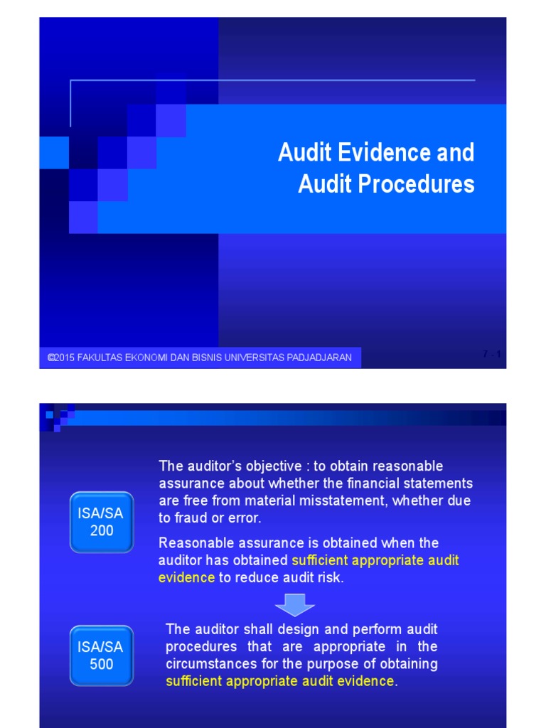 Audit Evidence PDF | PDF | Internal Control | Audit