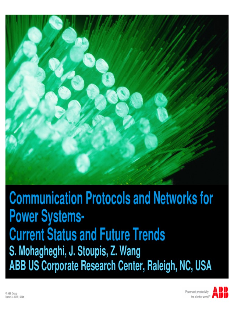 PROTOCOLS aBB PDF | PDF | Osi Model | Electrical Substation